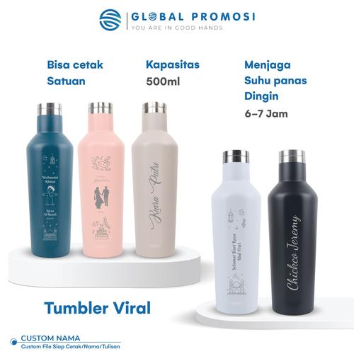 Jual Tumbler Custom Viral Stainless Laser Grafir Souvenir/Promosi ...