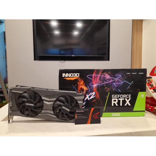 Promo VGA GEFORCE Inno3D RTX 3060 / RTX3060 twin x2 RED 12G 2ND Cicil 0 ...