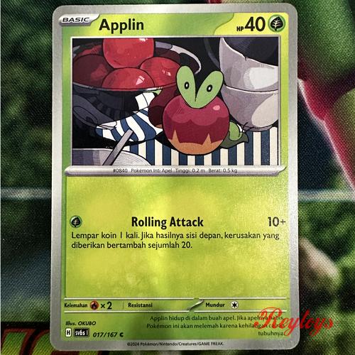 Jual Pokemon SV6S Topeng Transfigurasi - 017 Applin - Jakarta Utara ...