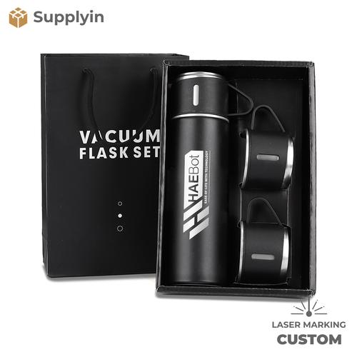 Jual Termos Sultan Custom Vacuum Flask Set 3 in 1 Stainless Steel ...