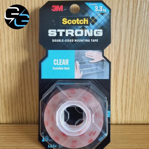 Jual Scotch 3M Clear Mounting Tape 410-S19 Perekat Double Tape Transparan 19mm x 1,5m - Kab ...