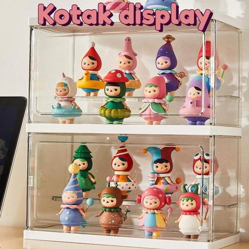 Jual Rak Pajangan Akrilik Transparan / Stairs Display Transparent ...