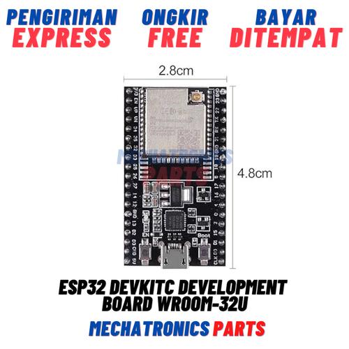 Jual ESP32 DevKitC Development Board WROOM-32U ESP-32 ESP32-DevKitC ... Jual ESP32 DevKitC Development Board WROOM-32U ESP-32 ESP32-DevKitC ...