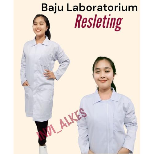 Jual Baju laboratorium Resleting / Baju Lab /Jas Lab /Baju Laboratorium ...