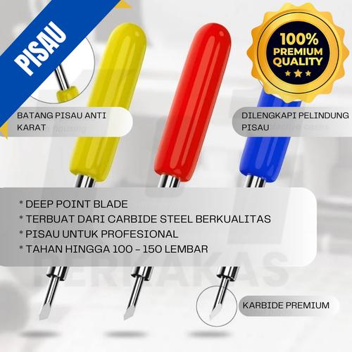 Jual Mata Pisau Cutting Sticker 45 Degree Untuk Roland Jinka Copam dll - Kuning 30° - Kab ...