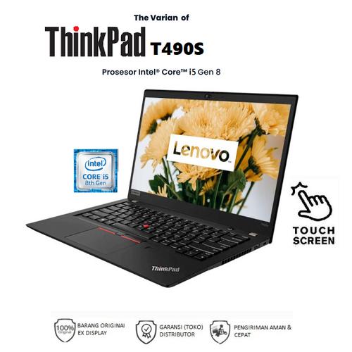 Jual laptop Touchscreen lenovo thinkpad T490S i5 8th RAM 16GB/SSD 512GB ...