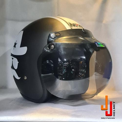 Jual Helm NPN Bogo (Corak Perempuan) - Corak 10, +Kc Bulat Putih - Kota ...