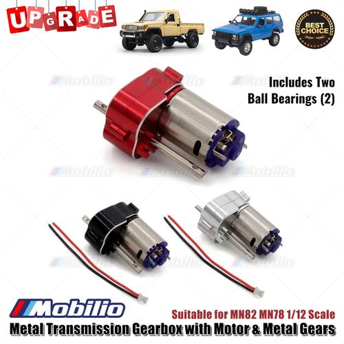 Jual Upgrade Part Metal Transmission Gearbox with Motor and Metal Gear ...
