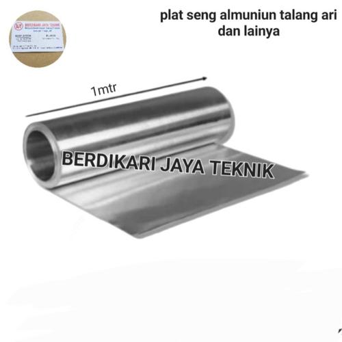 Jual plat seng aluminium 1mm × 1mtr × 25mtr plat aluminium roll ...