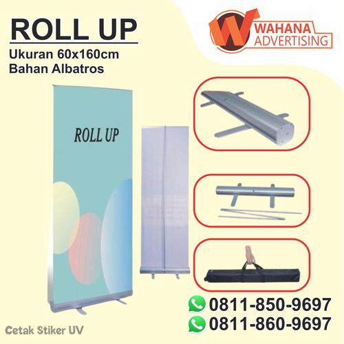 Jual Cetak Dan Custom Spanduk Banner UV Roll Up Bahan Albatros 60x160cm - Spanduk Only - Kota ...