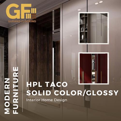 Jual HPL Taco Solid Color Tipe Glossy / Pelapis meja Furniture HPL kayu ...