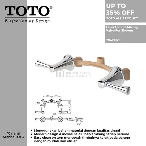 Jual Kran Tanam Mixer TOTO TX419SG / Mixing Valve For Shower / Kran ...