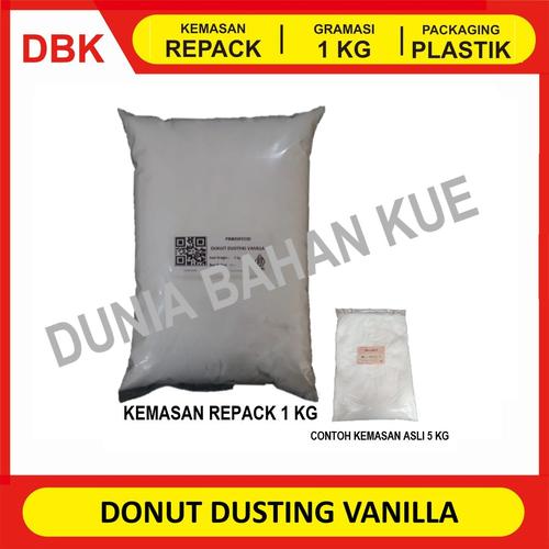 Jual PRIMSFOOD DONUT DUSTING GULA DONAT DINGIN VANILA MINT REPACK 1 KG ...