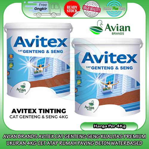 Jual AVIAN BRANDS AVITEX CAT GENTENG SENG KUALITAS PREMIUM UKURAN 4KG ...