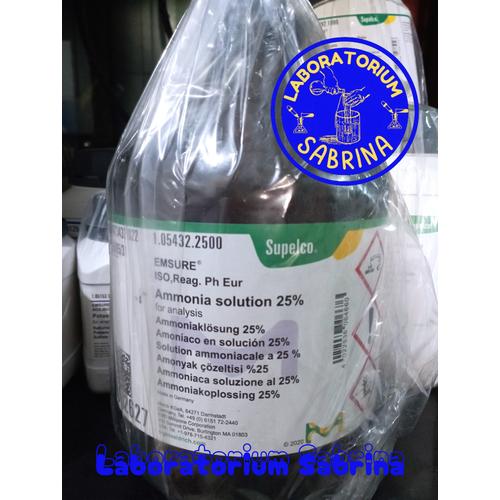 Jual AMMONIA SOLUTION / LARUTAN AMONIA / NH4OH MERCK 105432 / 1.05432. ...