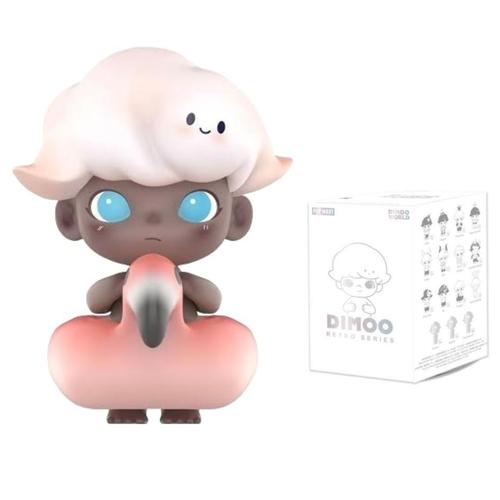 Jual Action Figure Pop Mart DIMOO FLAMINGO PopMart Retro Pink Rubber ...
