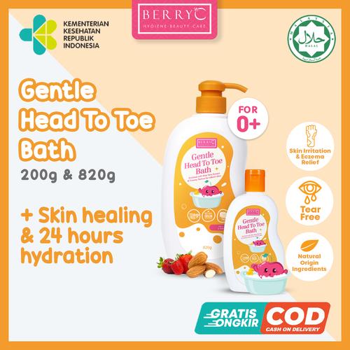 Promo BerryC Gentle Head to Toe Wash Baby Care Natural Sabun & Shampo ...