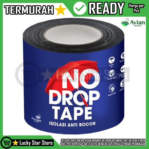 Jual PELAPIS ANTI BOCOR AVIAN BRANDS NO DROP BITUMEN TAPE UKURAN 5CM X 10CM 10X5 PER ROL KEDAP ...