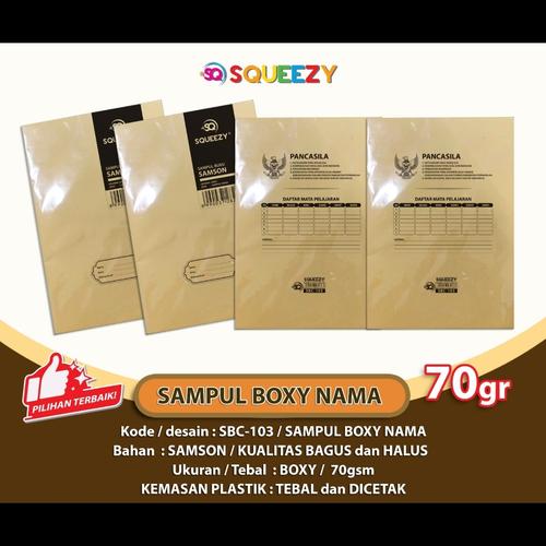 Jual SAMPUL BUKU SAMSON NAMA BOXY MAXY PER 20 LEMBAR KERTAS COKLAT ...