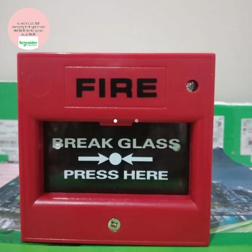 Jual M400K Break Glass Manual Call Point Fire Alarm SYSTEM SENSOR ...