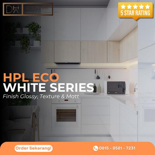 Jual HPL Pelapis Kayu Furniture Warna Putih Polos | HPL ECO WHITE ...