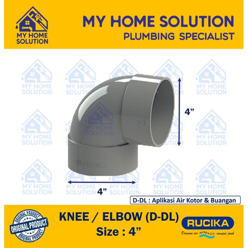 Jual KNEE | ELBOW | KENI 4" RUCIKA Tipe D-DL - Jakarta Selatan ...