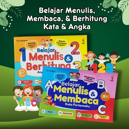 Promo Paket 2 Buku Belajar Menulis dan Berhitung Angka Belajar Menulis dan Membaca Kata ...