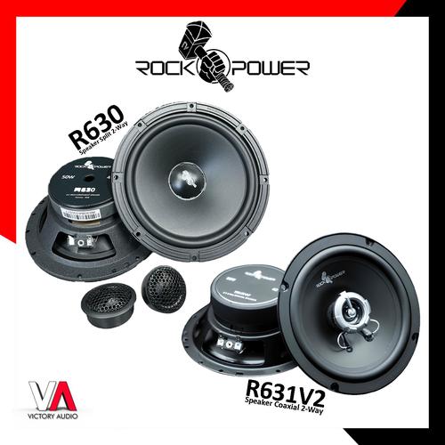 Jual Paket Audio Mobil Speaker Pintu ROCKPOWER Speaker Split 2-Way ROCKPOWER R630 + Speaker ...