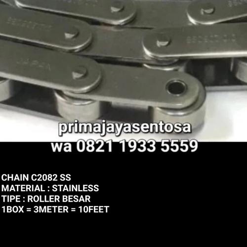 Jual ROLLER CHAIN C2082 SS STAINLESS ROLLER BESAR SUS / DOUBLE PITCH ...