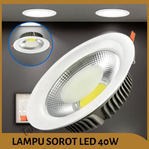 Promo LAMPU SPOTLIGHT PLAFON COB LED COB SPOT LIGHT 40w 40 w 40 watt 22 ...