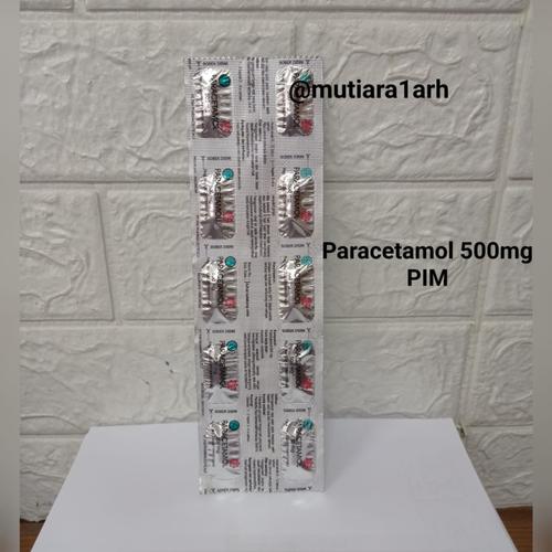 Jual PARACETAMOL 500 MG PIM PHARMACEUTICAL STRIP 10 TABLET - Kota Depok ...
