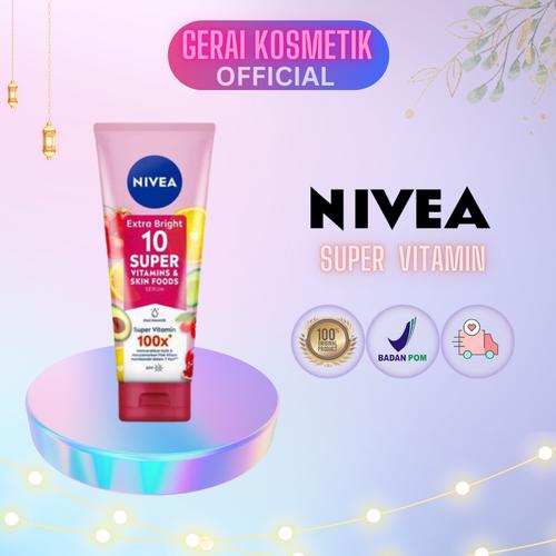 Jual Nivea extra bright 10 super - nivea body serum - nivea super ...