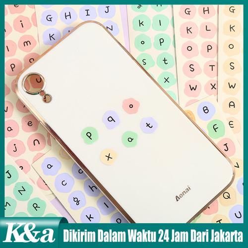 Jual Rounded Label Sticker Alphabet Warna Menarik/ Stiker & Label ...