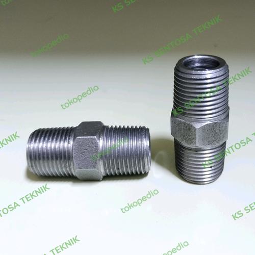 Jual Double Nepel Besi Class 3000 NPT drat 3/4" inch / Double nepel NPT - Jakarta Barat - KS ...