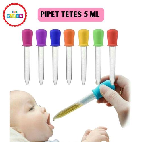 Jual Pipet Tetes Obat Anak Bayi 5ml Pipet Alat Tetes Serbaguna Silikon ...
