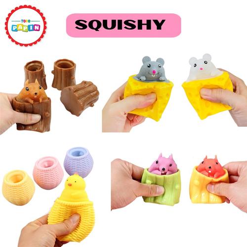 Jual Mainan Spit Bubble Pop It Squishy Karakter Bebek Balon Karet ...