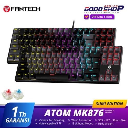 Jual Fantech ATOM MK876 V2 RGB Gaming Mechanical Keyboard TKL SUMI ...