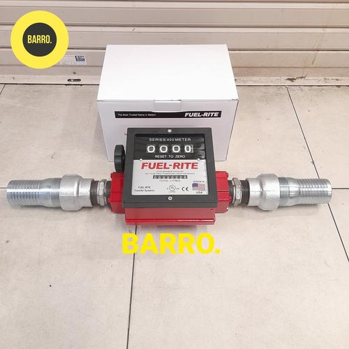 Jual Flow Meter Fuel Rite Set 2" Inch 4 Digit Meteran Solar / Minyak ...