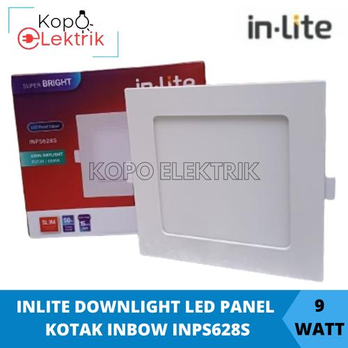 Jual (BERGARANSI 1 TAHUN ) INLITE Downlight Led Panel 9 Watt KOTAK 9w ...