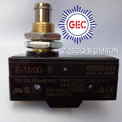 Jual Z-15GQ-B OMRON Badic Switch / Micro Switch Model Panel Mount Plunger - Jakarta Barat ...