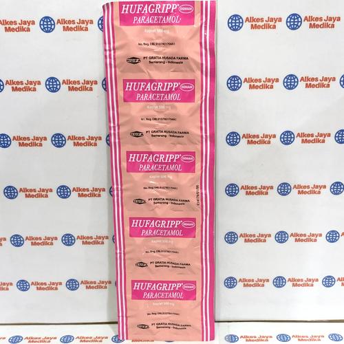 Jual Hufagripp Paracetamol 500mg isi 10 Tablet - Obat Demam & Sakit ...