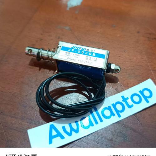 Jual Modul solenoid push pull 12V selenoid push lock 10mm 2.1kg DC kumparan - 24V - Kab. Sleman ...