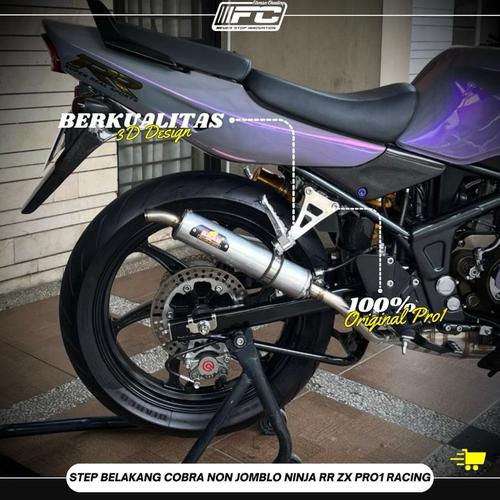 Jual STEP FOOTSTEP BELAKANG COBRA NON JOMBLO NINJA RR ZX CNC ORIGINAL ...
