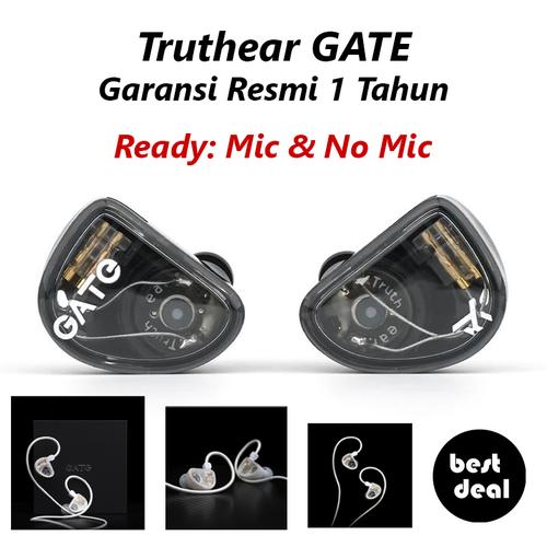 Jual Truthear GATE Dynamic Driver In Ear Monitor Earphone IEM with Mic ...
