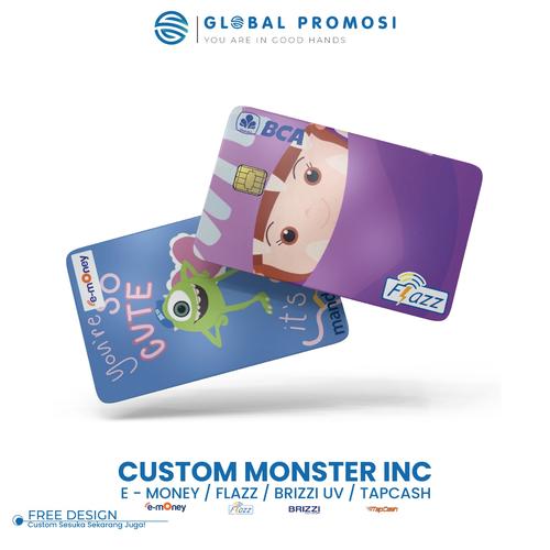 Jual Emoney eToll Mandiri Custom Cetak UV Print Monster Inc - Emoney ...