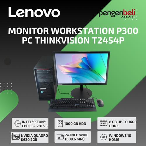 Jual Monitor+pc (1 set) Murah - Lenovo WorkStation P300+ThinkVision ...