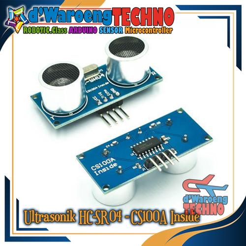 Jual Sensor Ultrasonik HC-SR04 - CS100A Inside - Kota Medan - dWaroengTECHNO | Tokopedia