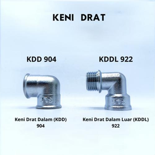 Jual Keni Sambungan Kran Keran Air Knee Drat Luar Dalam 1/2 Inch ...