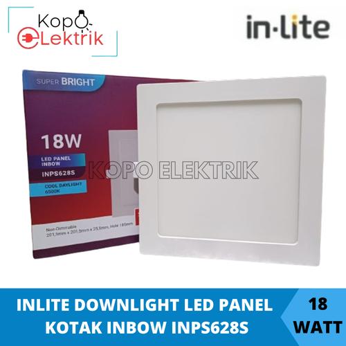 Jual (BERGARANSI 1 TAHUN) INLITE Downlight Led Panel 18 Watt KOTAK 18w ...
