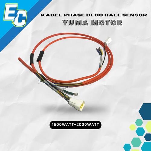 Jual kabel phase BLDC hall sensor 1500Watt-2000Watt Yuma Motor ...